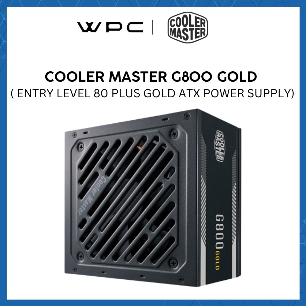 COOLER MASTER G800 GOLD 80 PLUS GOLD ATX POWER SUPPLY (MPW-8001-ACAAG ...