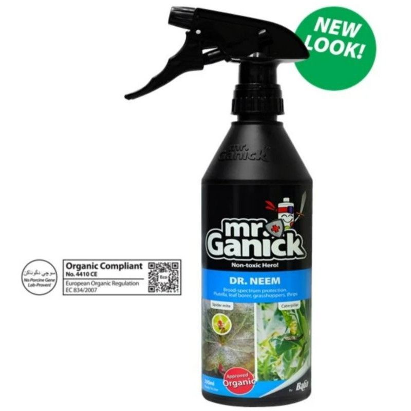 Baba Mr Ganick Dr Neem 500ml Natural Pesticide For 40 Types of Pests ...
