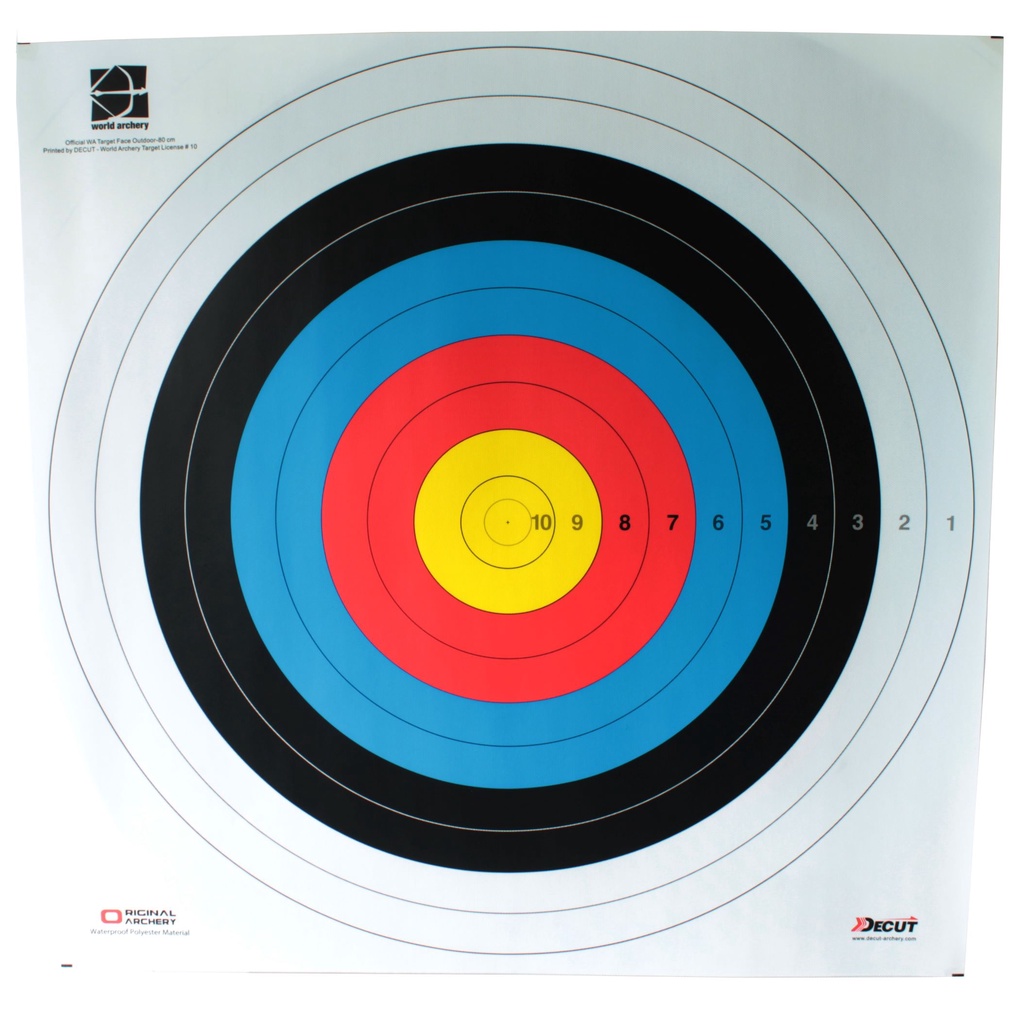DECUT TARGET (122CM & 80CM) WA OUTDOOR WATERPROOF TARGET FACES | Shopee ...