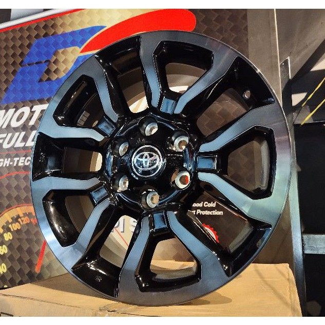 USED 18 ORIGINAL RIM NEW TOYOTA HILUX REVO VIGO FORTUNER HIACE 99% LIKE ...