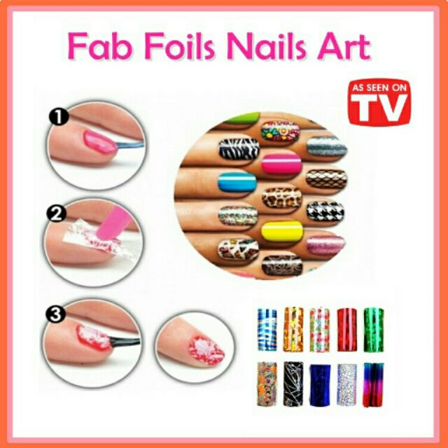🌟 [Ready Stock] Fab Foils Nails Art | Shopee Malaysia