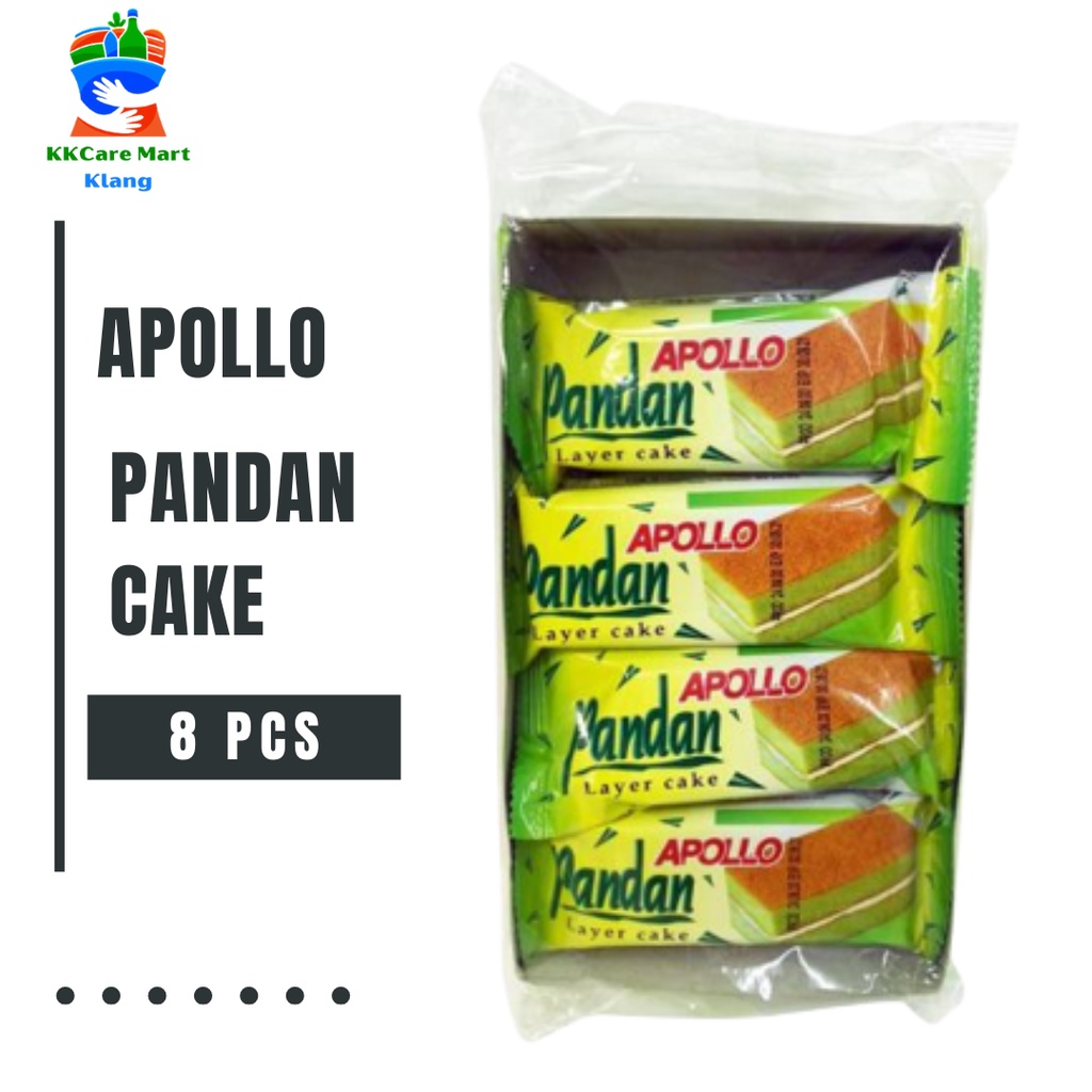 APOLLO - Pandan Layer Cake - 8pcs x 18g | Shopee Malaysia