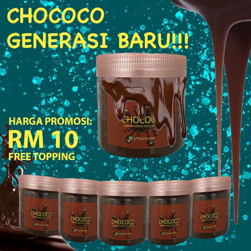 ️ CHOCOCO ️ CHOCO LOVERS 🔥 PREMIUM CHOCOLATE IN JAR 🔥 with Free Topping ...