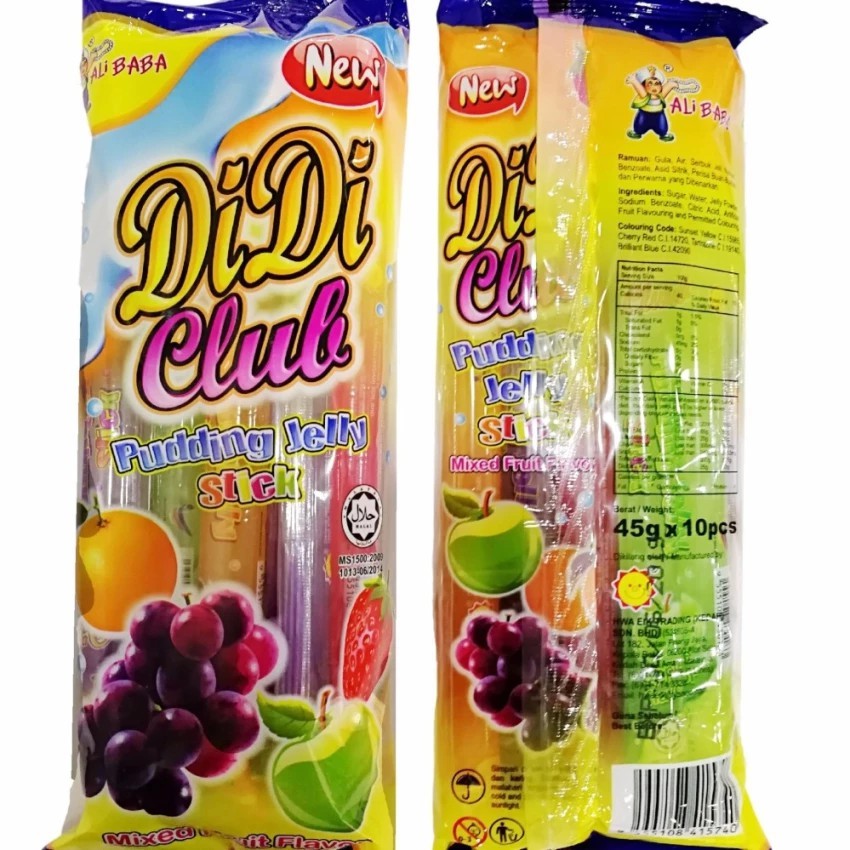 DiDi Club Pudding Jelly Stick 10's x 38g | Shopee Malaysia