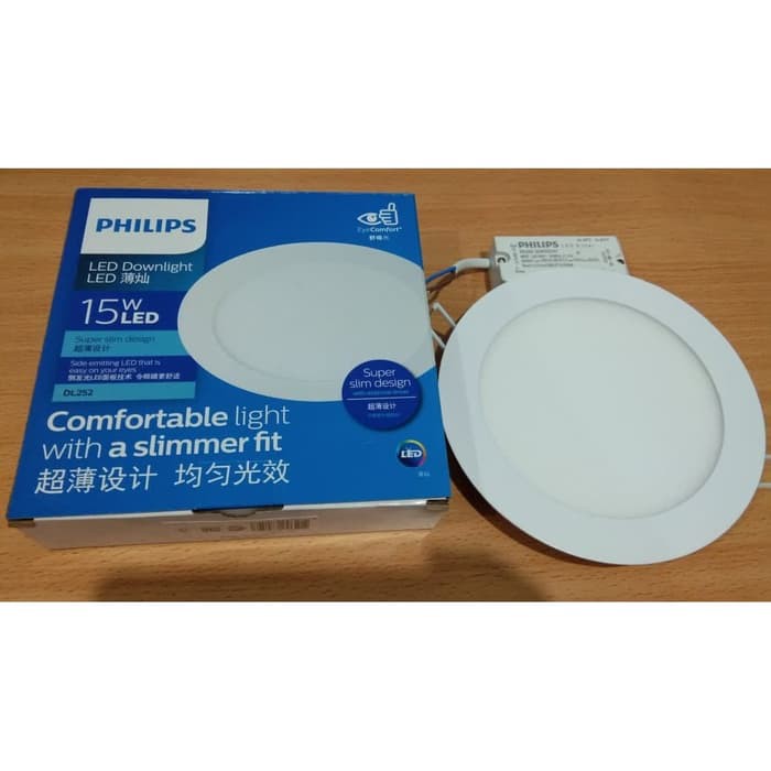 Philips LED Downlight DL252 15W D158 - Super Slim with external driver ...