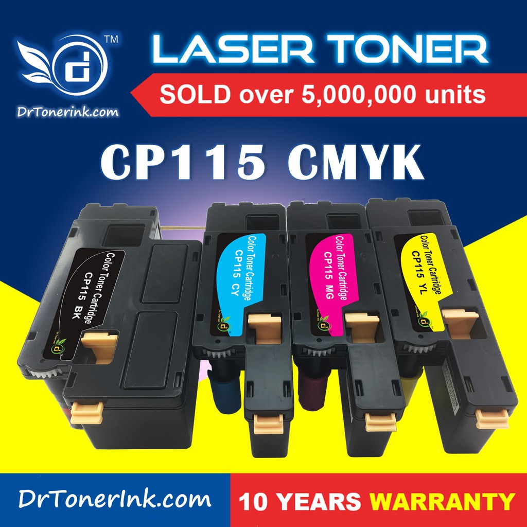 Compatible Toner DrToner Fuji Xerox - CP115 / CP-115 / CP 115 BK/C/M/Y - CP115,116,225,CM115,225 ...