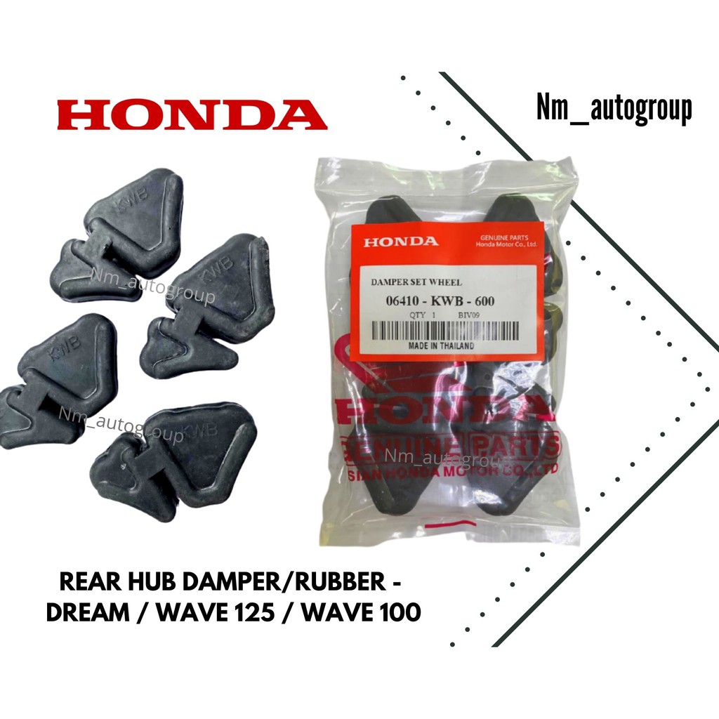 HONDA Rear Hub Damper / Hub Rubber (ORI) - EX5 / WAVE 125 / WAVE 100 ...