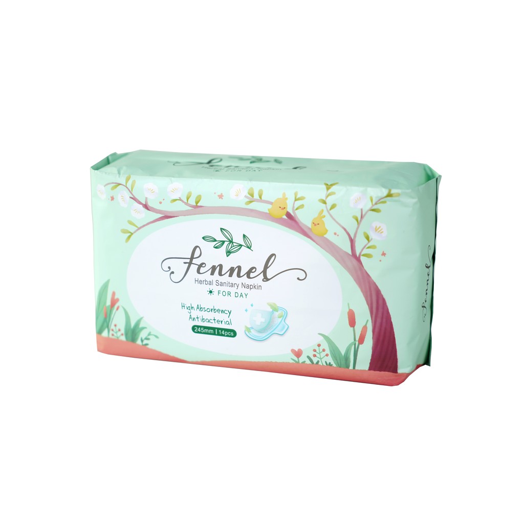 Fennel Herbal Cottony Day Sanitary Pad: Antibacterial 🔰 Deodorize 🌼 ...