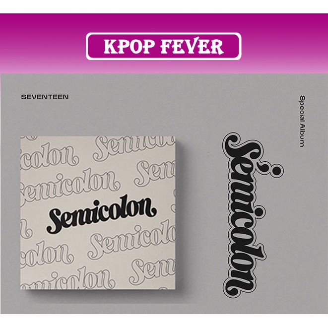 SEVENTEEN - SEMICOLON SPECIAL ALBUM CD PHOTOCARD SEALED (REISSUE ...