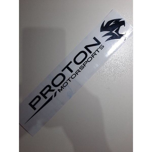 sticker proton motorsport/ cutting sticker | Shopee Malaysia