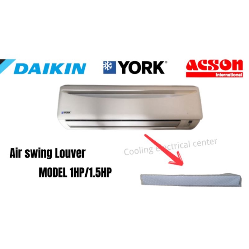 York/Acosn/Daikin Aircond indoor unit Air Swing Louver (1hp/1.5hp ...