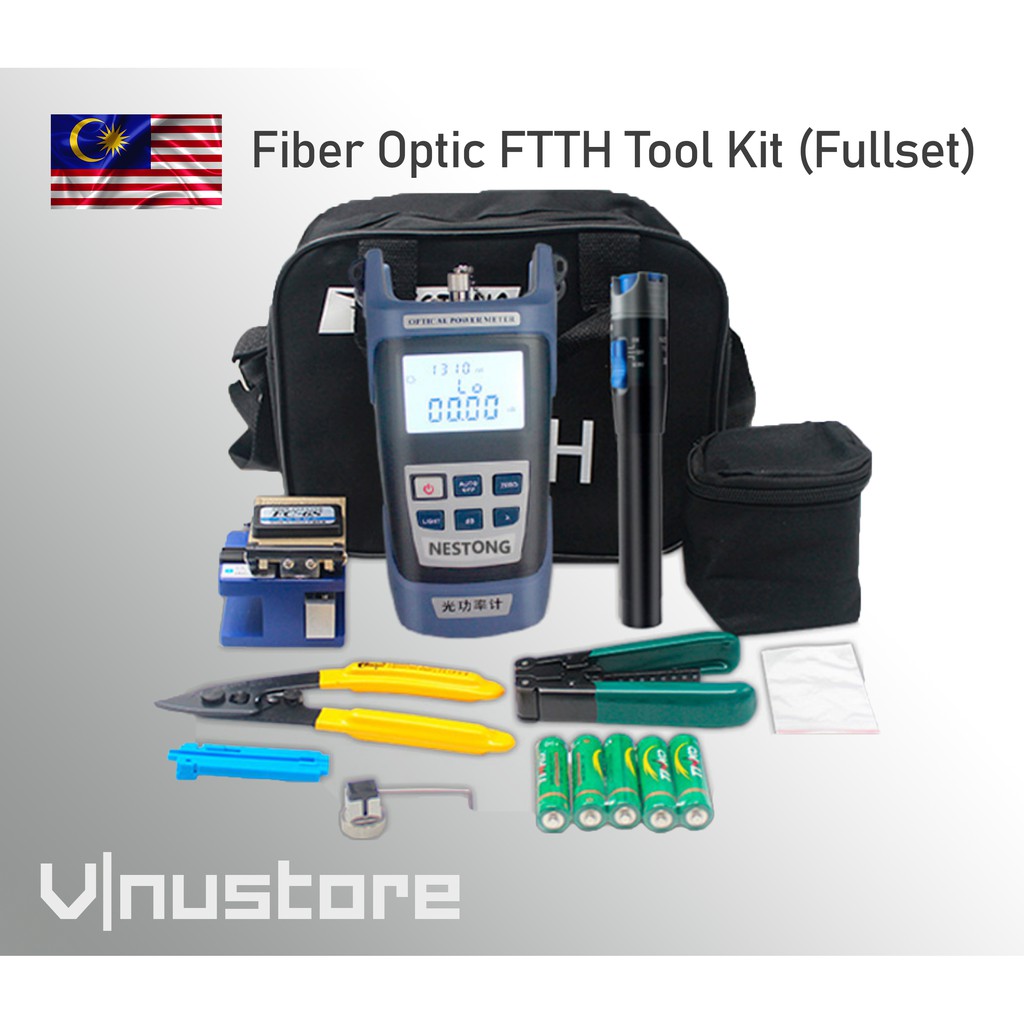 Fiber Optic FTTH Tool Kit (Fullset) \ fiber optic tools set \ Fiber ...