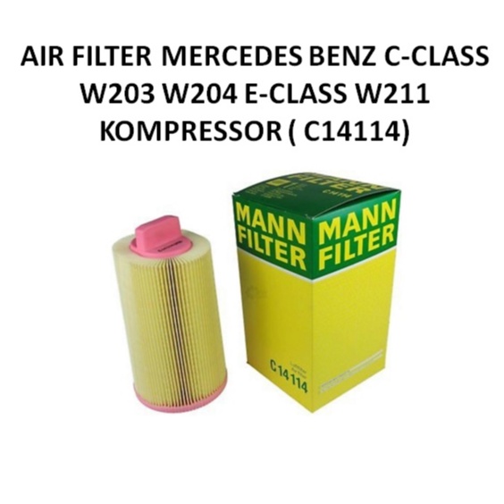 AIR FILTER MERCEDES BENZ C-CLASS W203 W204 E-CLASS W211 KOMPRESSOR ...