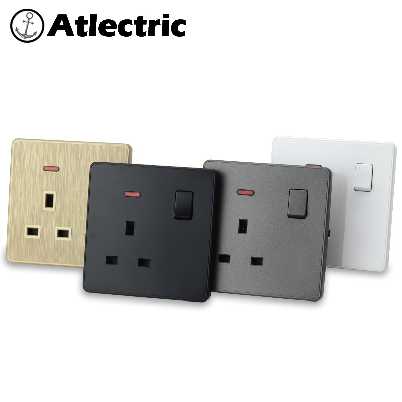 🔥Atlectric Malaysia Standard Plug Socket Plastic Panel With Indicator ...