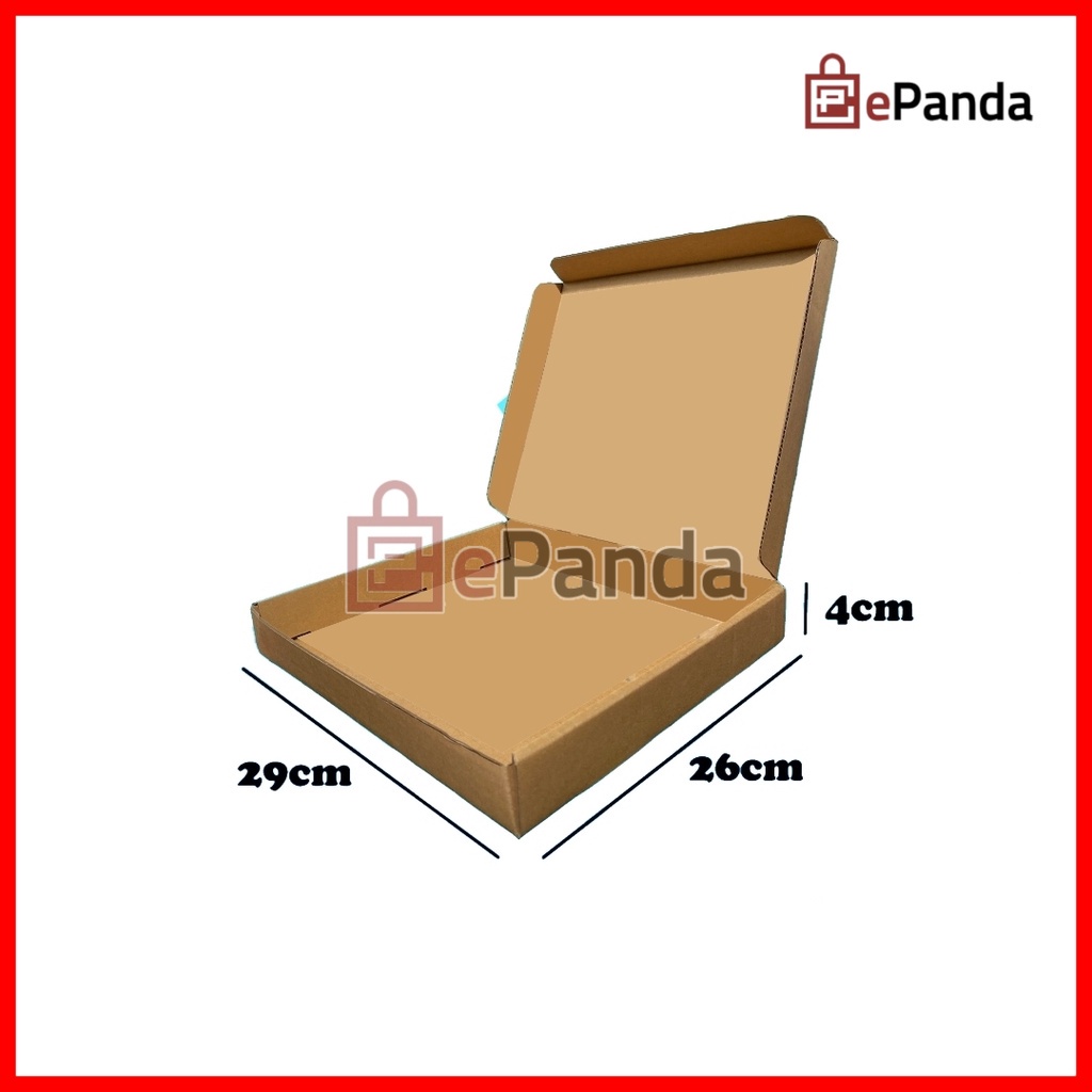 INFINITY B FLUTE PIZZA BOX P3 PACKAGING CARTON BOX 29cm x 26cm x 4cm (10PCS) | Shopee Malaysia