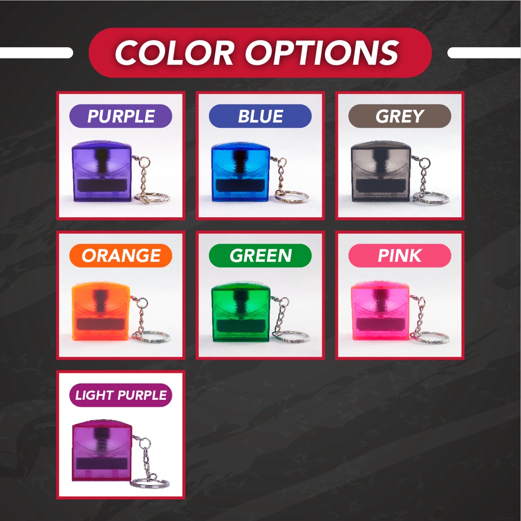 Multicolour Mini Pre-Inked Stamp with Keychain - Flash Stamp / Cop Nama ...