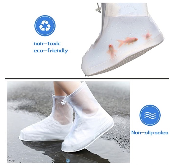 Neugro Reusable Anti-Slip Rain Shoe Cover PVC Plastic Kasut Hujan 防水 防滑 ...