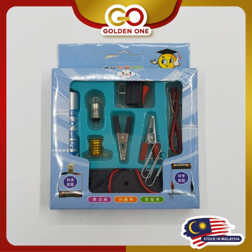Diy Circuit Conductor Science Experiment kids Lab Bulb &Fan Set ...