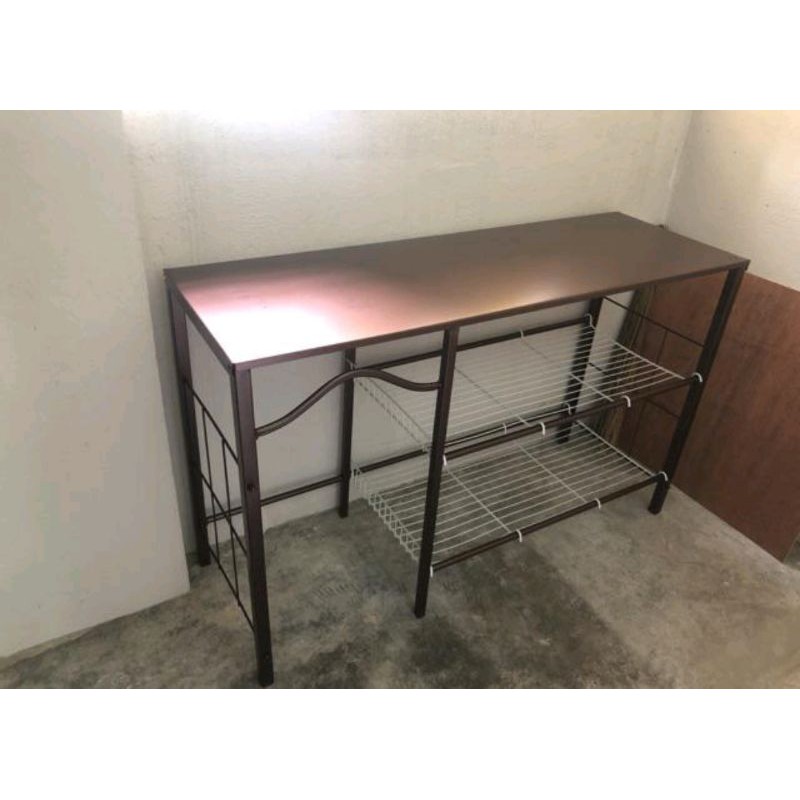 (Ready Stock) Rak Besi Dapur Masak Kitchen Rack 120cm/82cm / 4 Kaki/2.7 ...