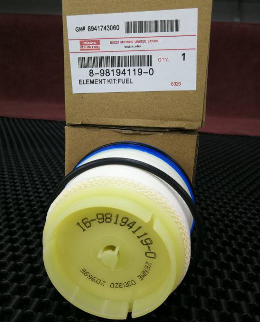 2013~2023 ISUZU DMAX DIESEL FUEL FILTER ELEMENT KIT FUEL FILTER GENIUNE ...