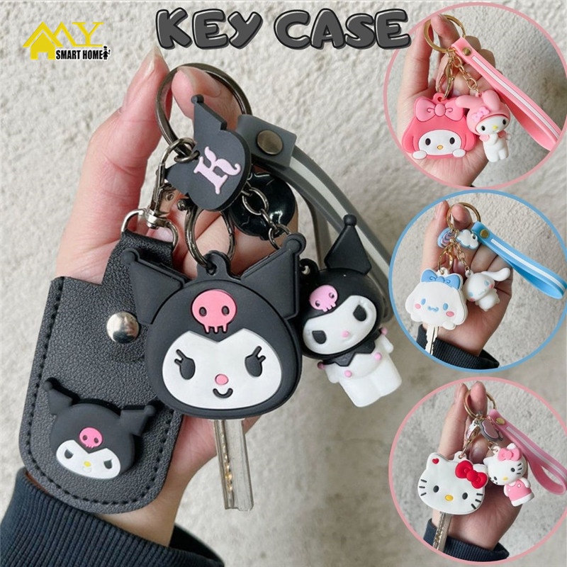 Cute Cartoon Key Silicon Case Key Caps Covers Hello Kitty Cinnamoroll ...