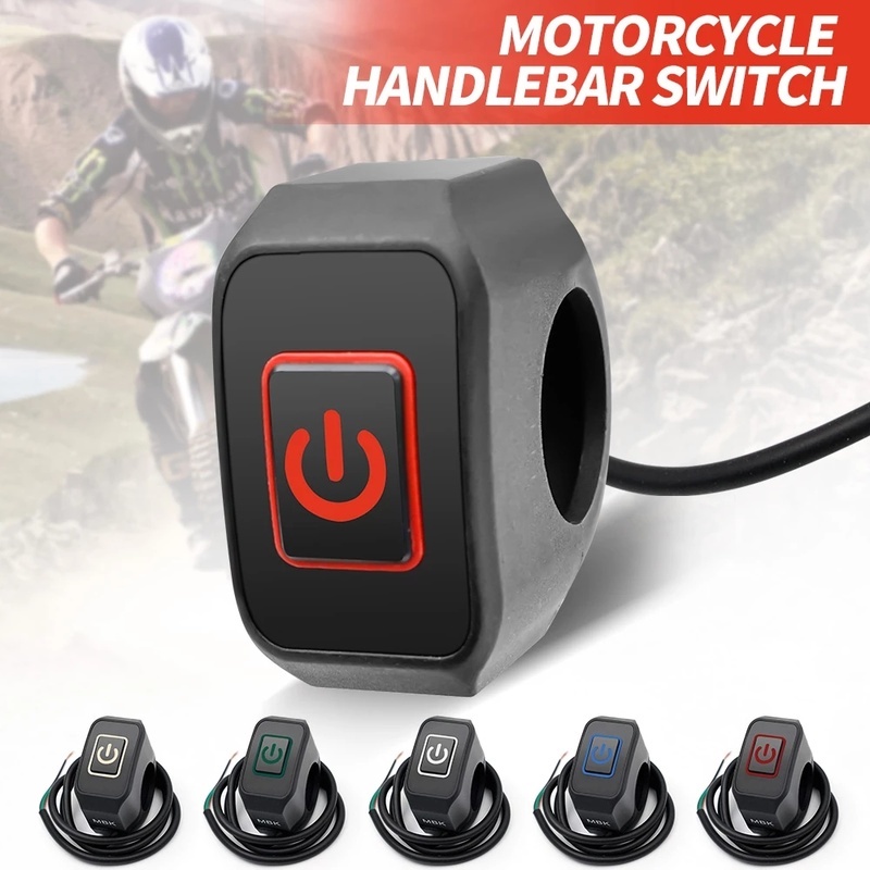 Universal Motorcycle Handlebar Switch /22mm Waterproof Horn Headlight ...