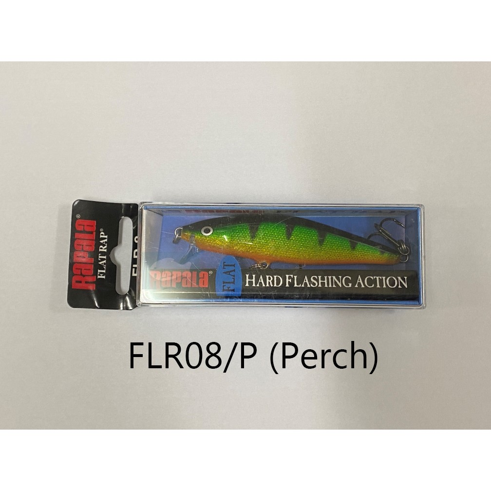 [ In Stock ] Rapala Flat Rap 8cm (FLR08) (Slow-Rising) (UPDATED COLORS ...