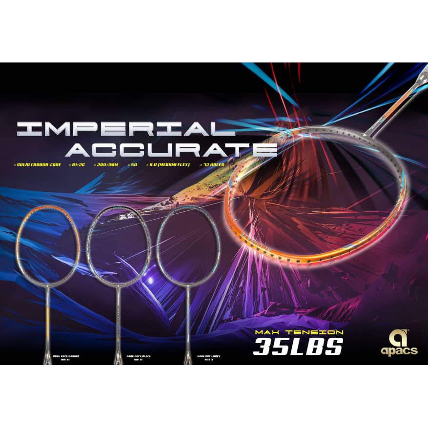 APACS Imperial Series Badminton Racket 100% Original | Shopee Malaysia