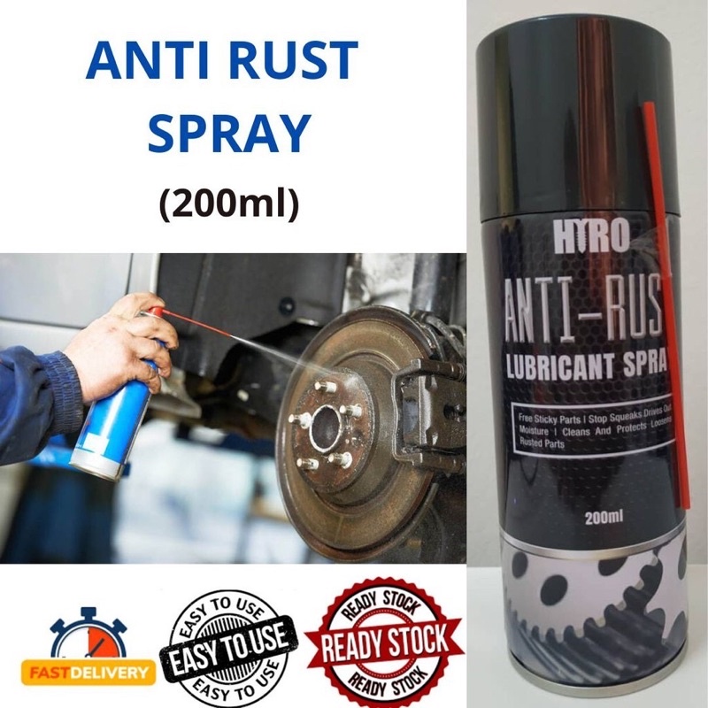 🔥 Anti Rust Lubricant Spray Rust Remover / Spray Anti Karat Penganggal ...