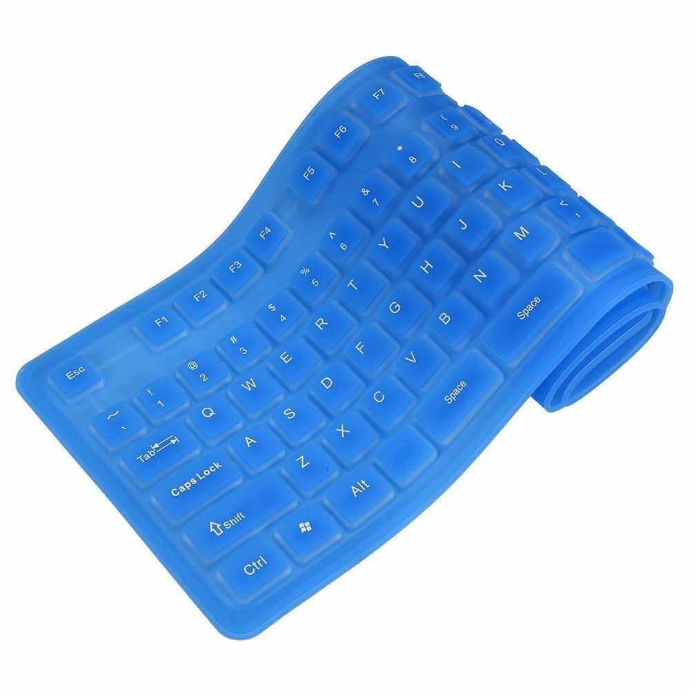 USB Flexible Foldable Keyboard (Blue) | Shopee Malaysia
