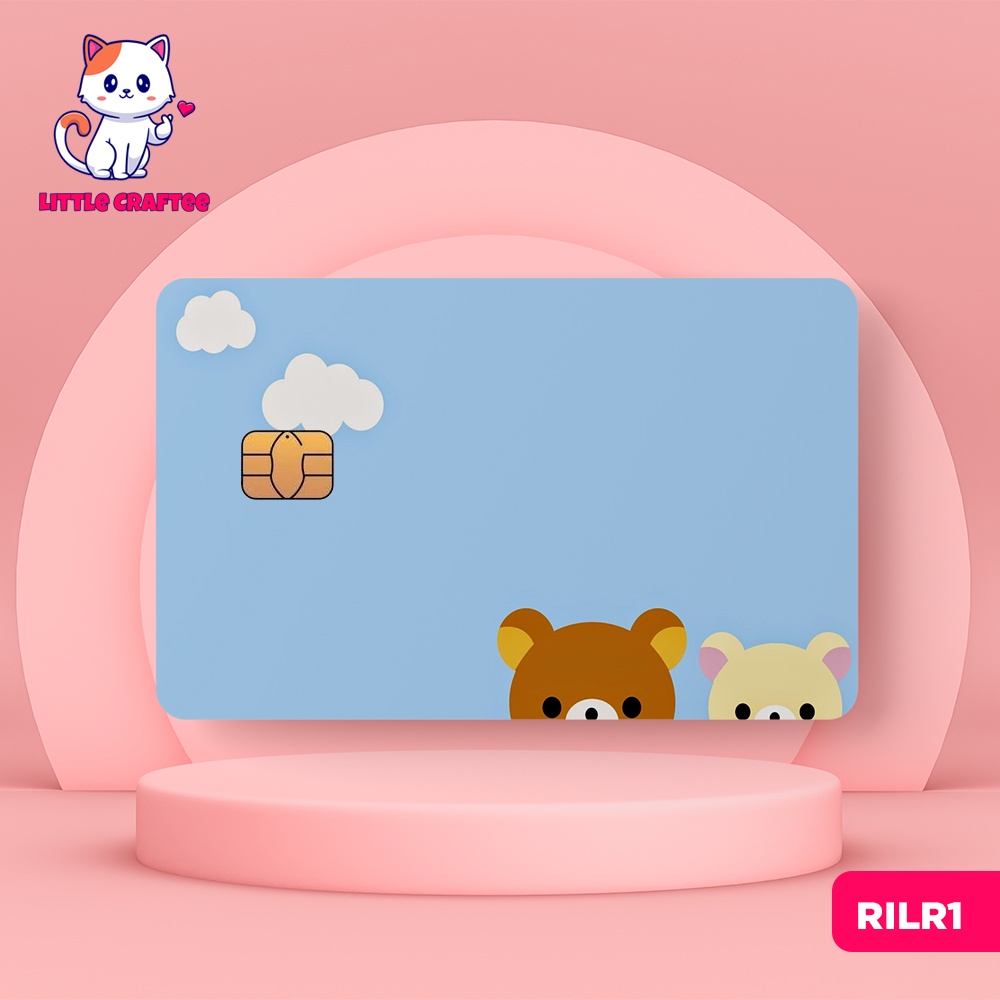 Rilakkuma [Series 1] -ATM, Bank Card, Credit Card Sticker Cover Skin ...