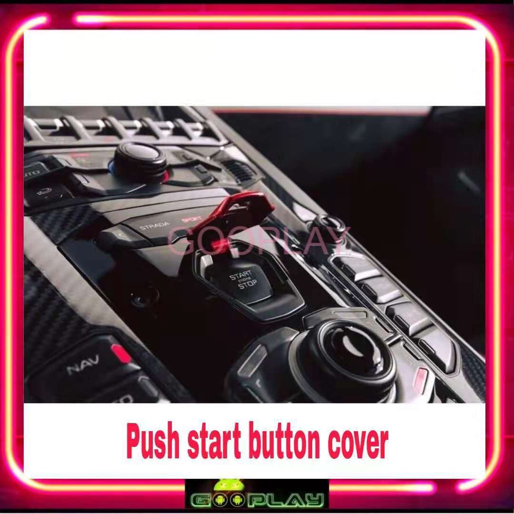 Lamborghini Design Car Auto Push Start Button Cover Red/ Black/Titanium ...