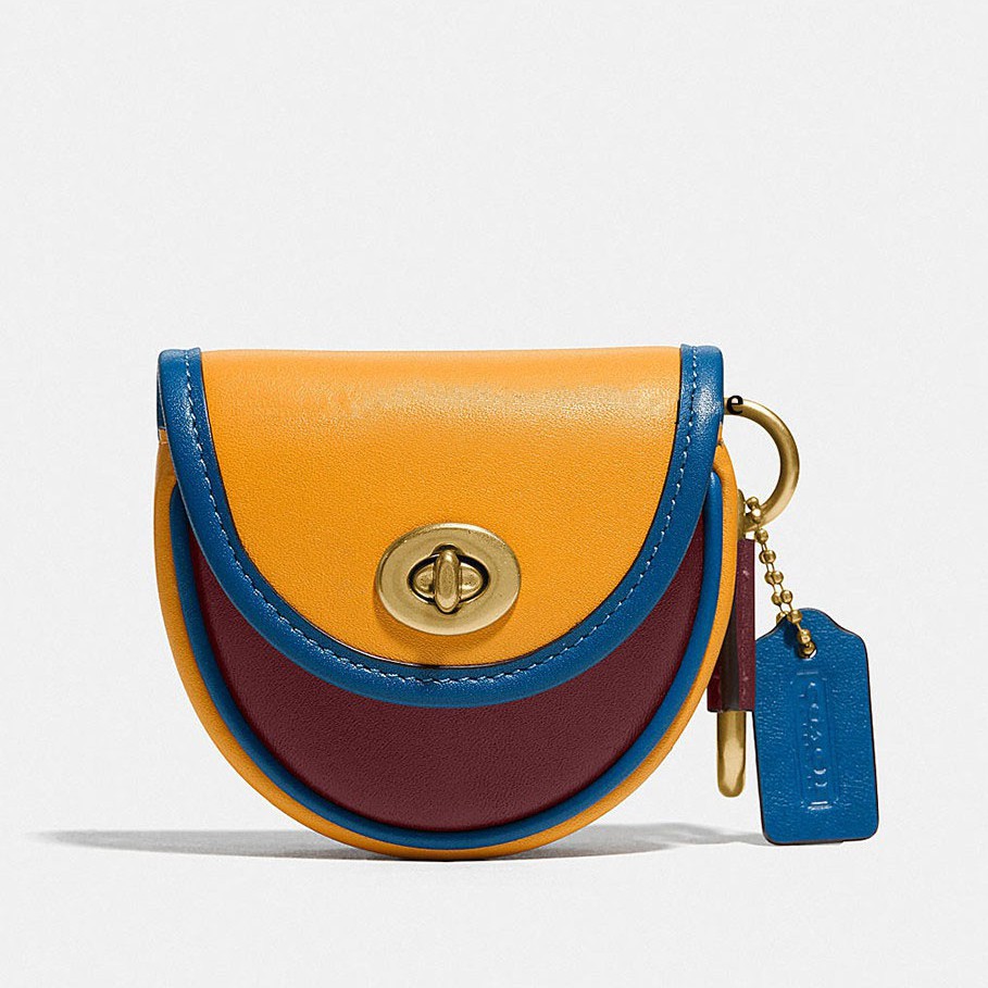 Coach Saddle Bag Charm/Coin Pouch/Mini Wallet/Ear Buds Case in ...