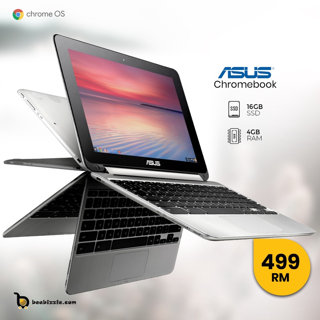 ASUS Chromebook With Play Store ,Intel Celeron Celeron Processor, 4GB ...