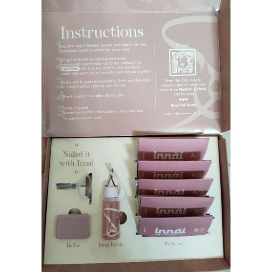 Inai Nunha Neelofa Original Sah Solat Ready Stock | Shopee Malaysia