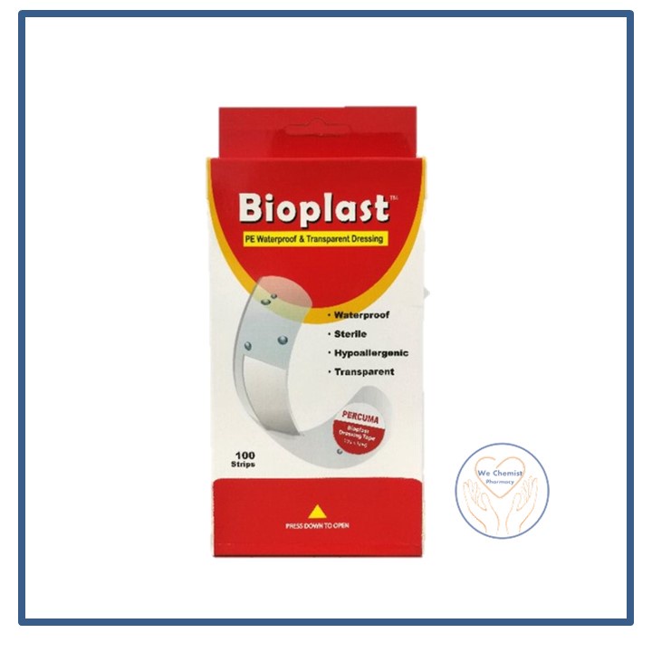 BIOPLAST PLASTER 100'S (PE WATERPROOF) | Shopee Malaysia