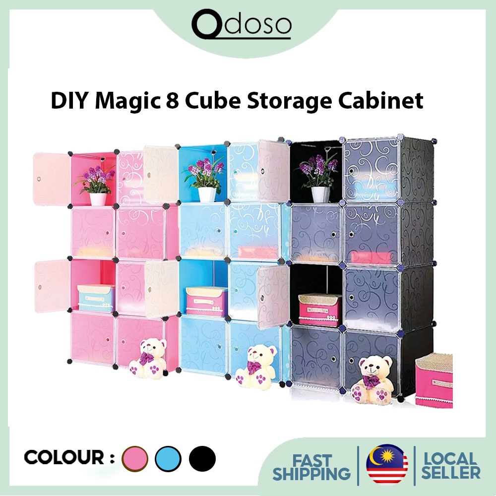 DIY Magic 8 Cube Storage Cabinet | Shopee Malaysia