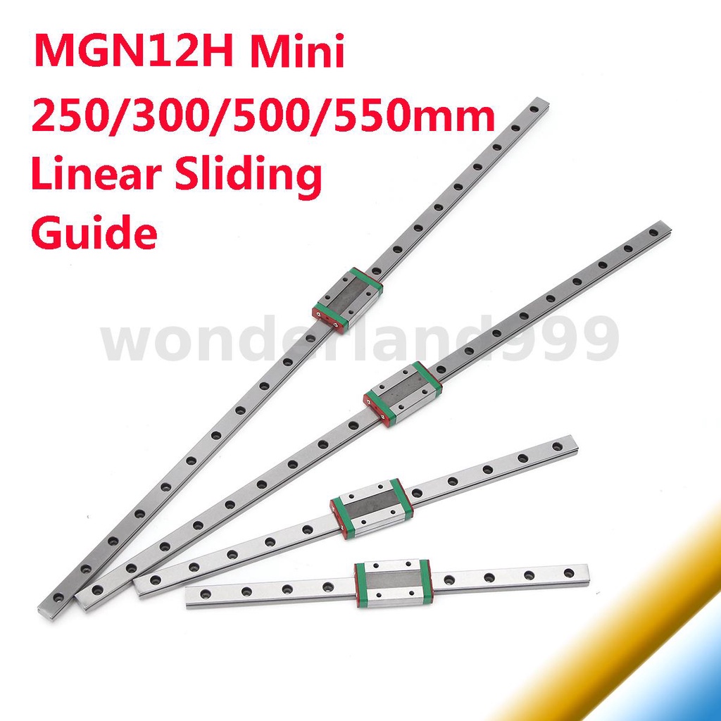 MGN12H Mini Linear CNC Sliding Guide Block Carriage Cuboid Bearing ...