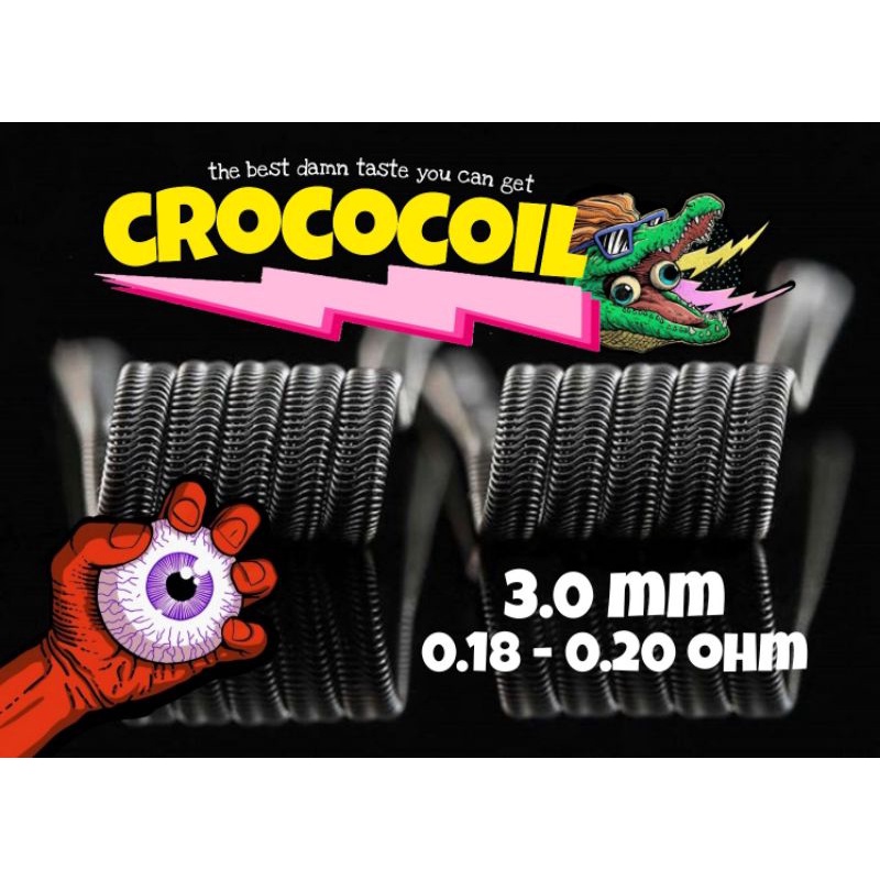 Crococoil Premium Prebuild Coil | Croco Coil Not Cropok Coil | Shopee ...