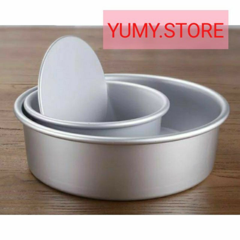🇲🇾2-12inc Round Cake Mould Alloy Royang Kek Bottom Removable | Shopee ...
