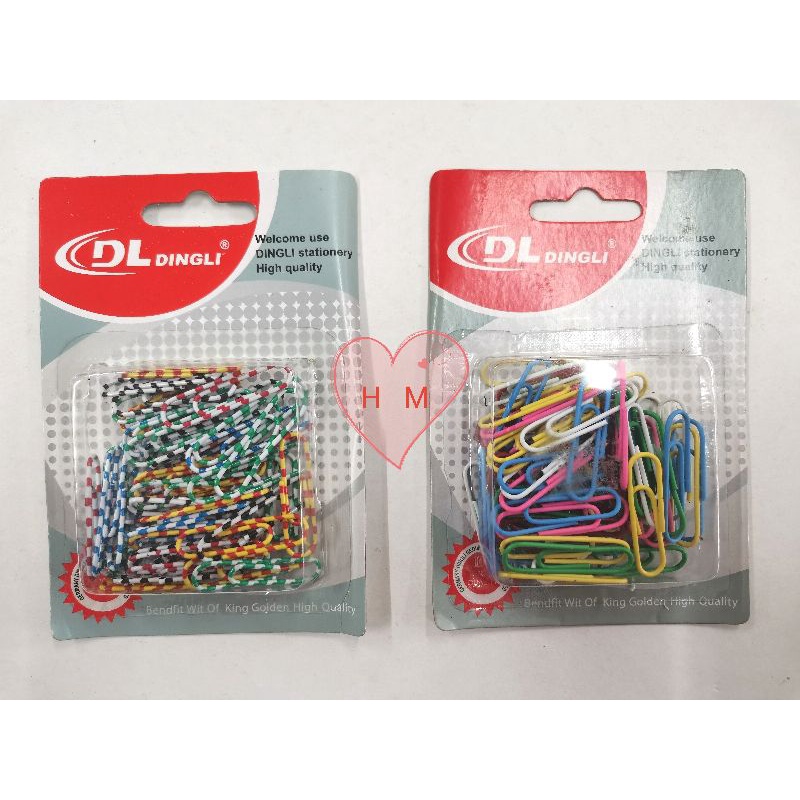 Colourful Paper Clips 33mm (50's) | Shopee Malaysia