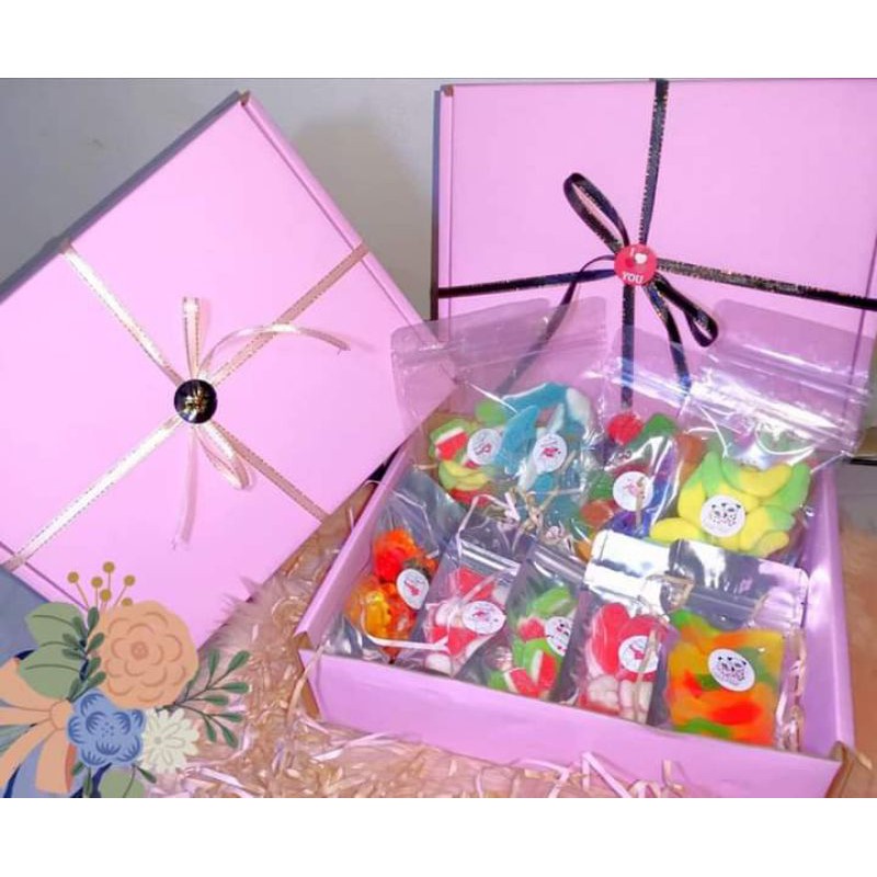 SPECIAL GUMMY W/ BOX, GUMMY GIFT SET Bento gummies / candies ASSORTED ...