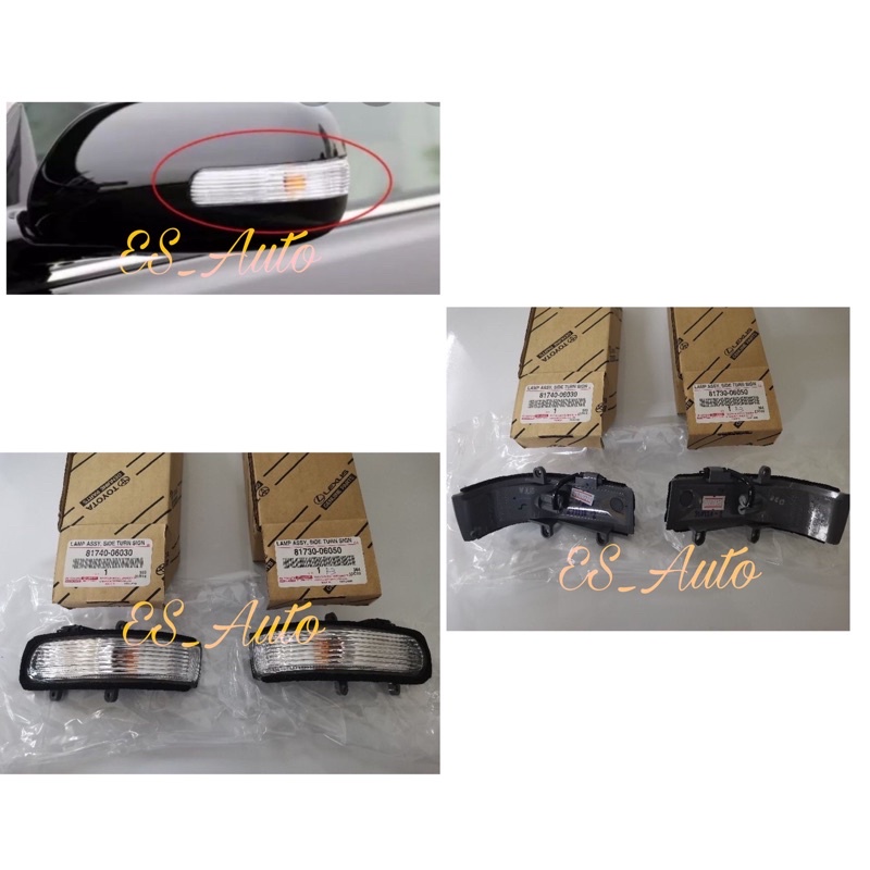 *Toyota Ncp93 Vios, Acv40 Camry, ZZE141 Altis, Side Mirror Lamp/ Signal ...