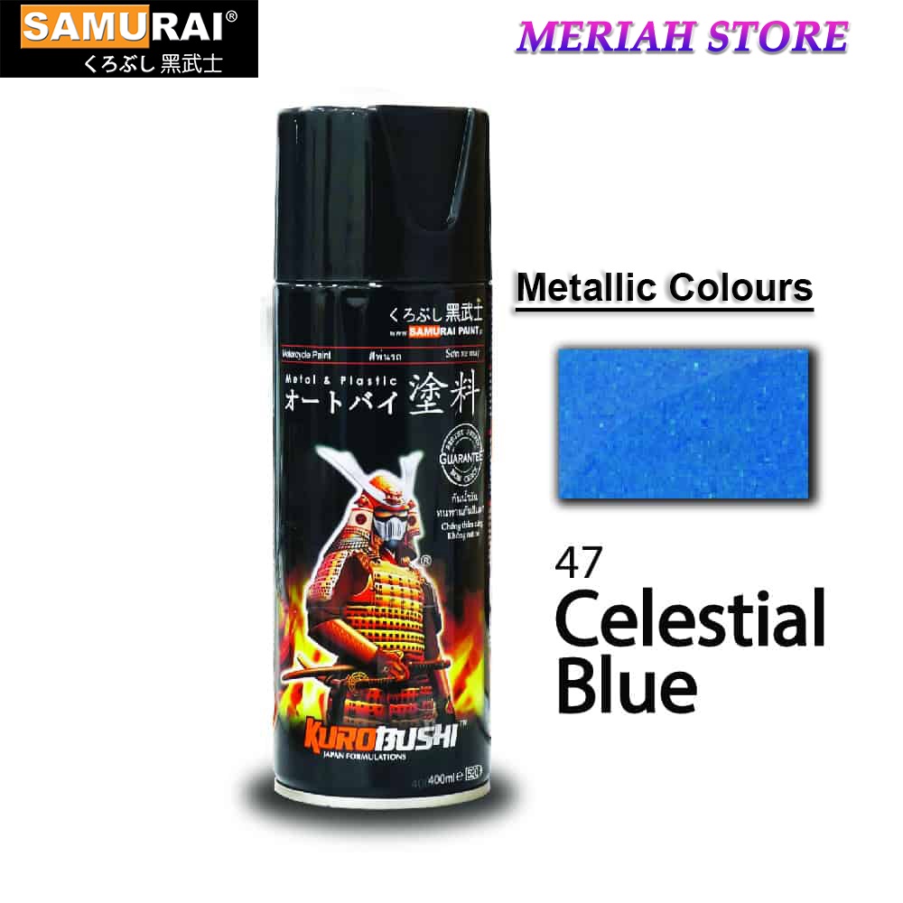 Samurai 47 Celestial Blue Metallic Colour Aerosol Spray Paint 400ml ...