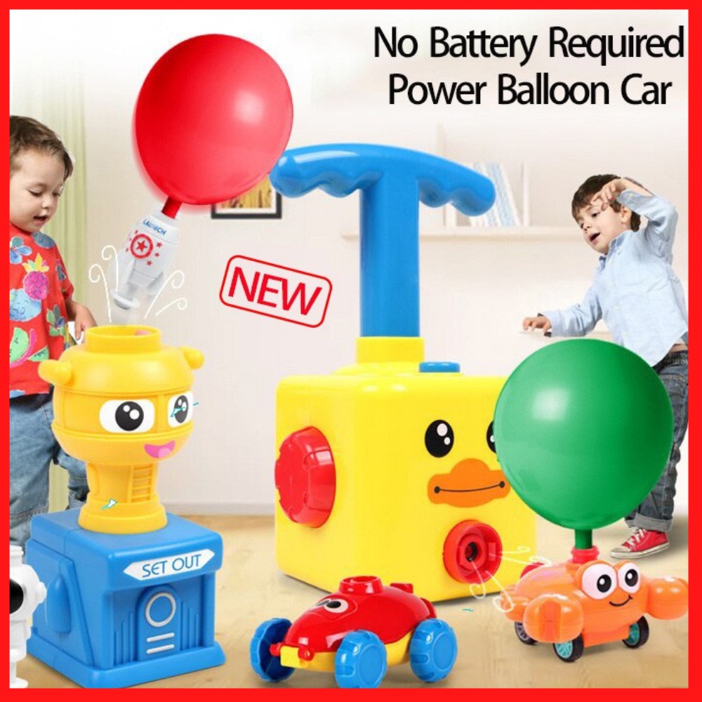 Air Pressure Inertia Powered Toy Balloon Powered Car Rocket Science For ...