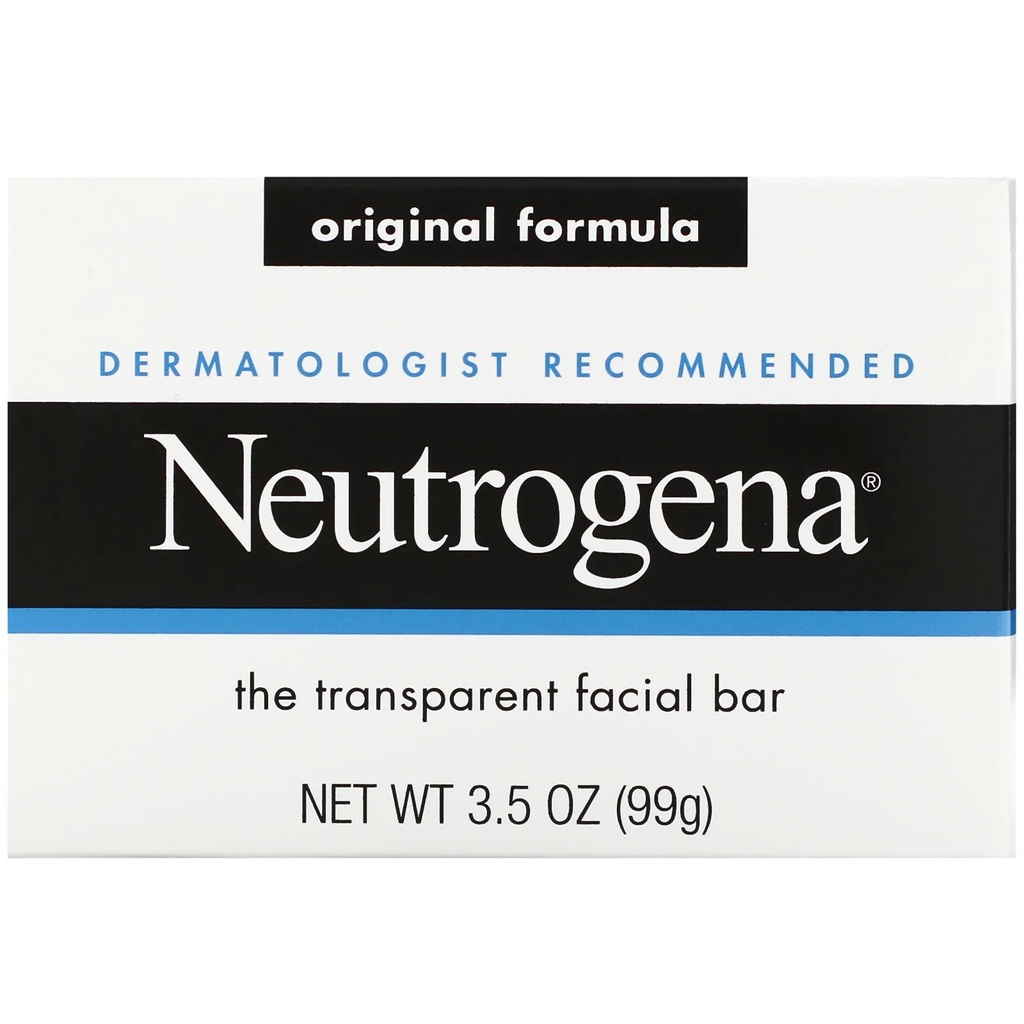 Neutrogena Facial Cleansing Bar 100g – Hypoallergenic Gentle On Skin ...