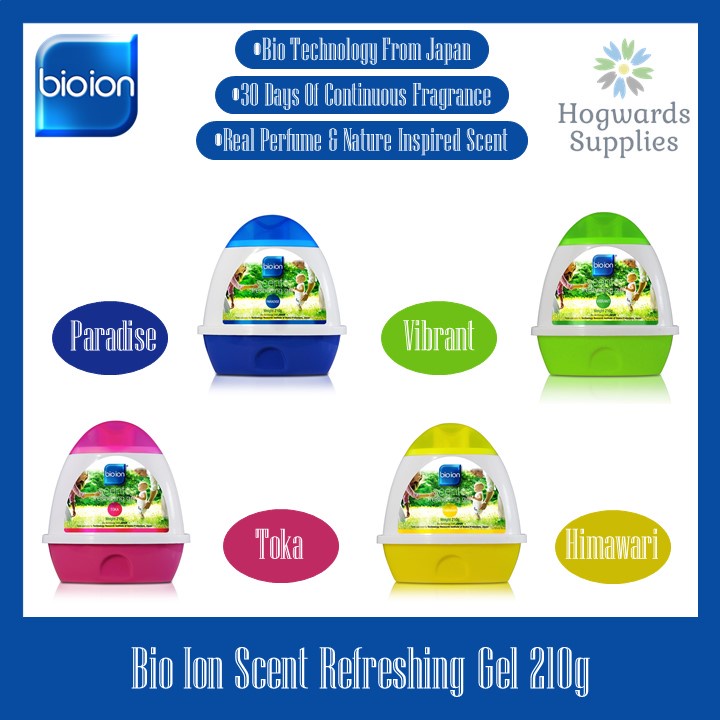 🔥Bio Ion💥Scents Freshening Gel Assorted 4 Fragrances 210g Fragrance Gel ...