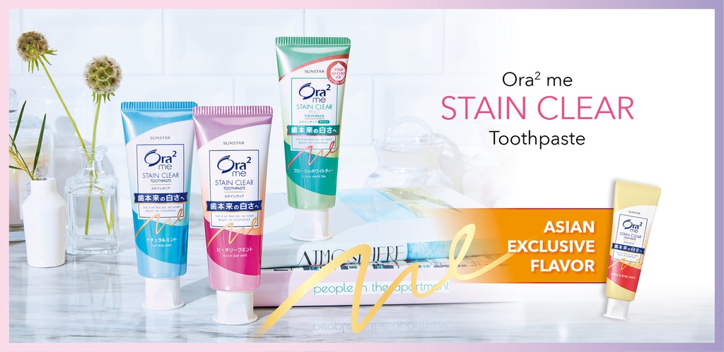 Ora2 Me Stain Clear Toothpaste - 3 Flavours (140g) | Shopee Malaysia