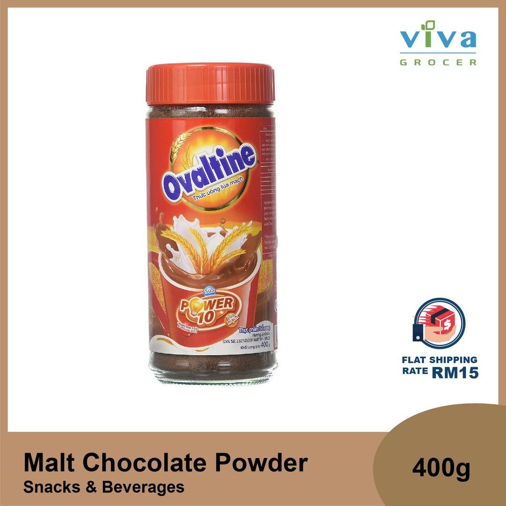 Ovaltine Malt Chocolate Drink Powder 400g | Shopee Malaysia