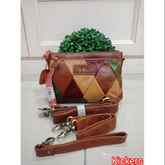 Kickers Leather Handbag | Shopee Malaysia